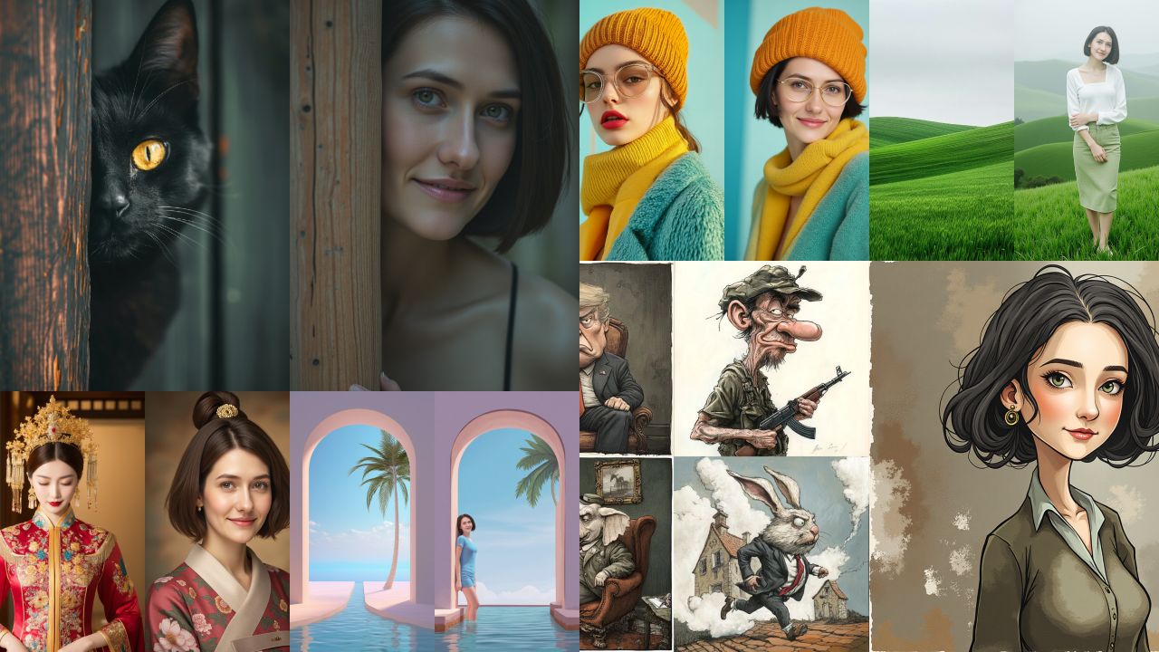 Style and Face Transfer with RF Inversion, Flux Turbo LoRA and PuLID - MyAIForce